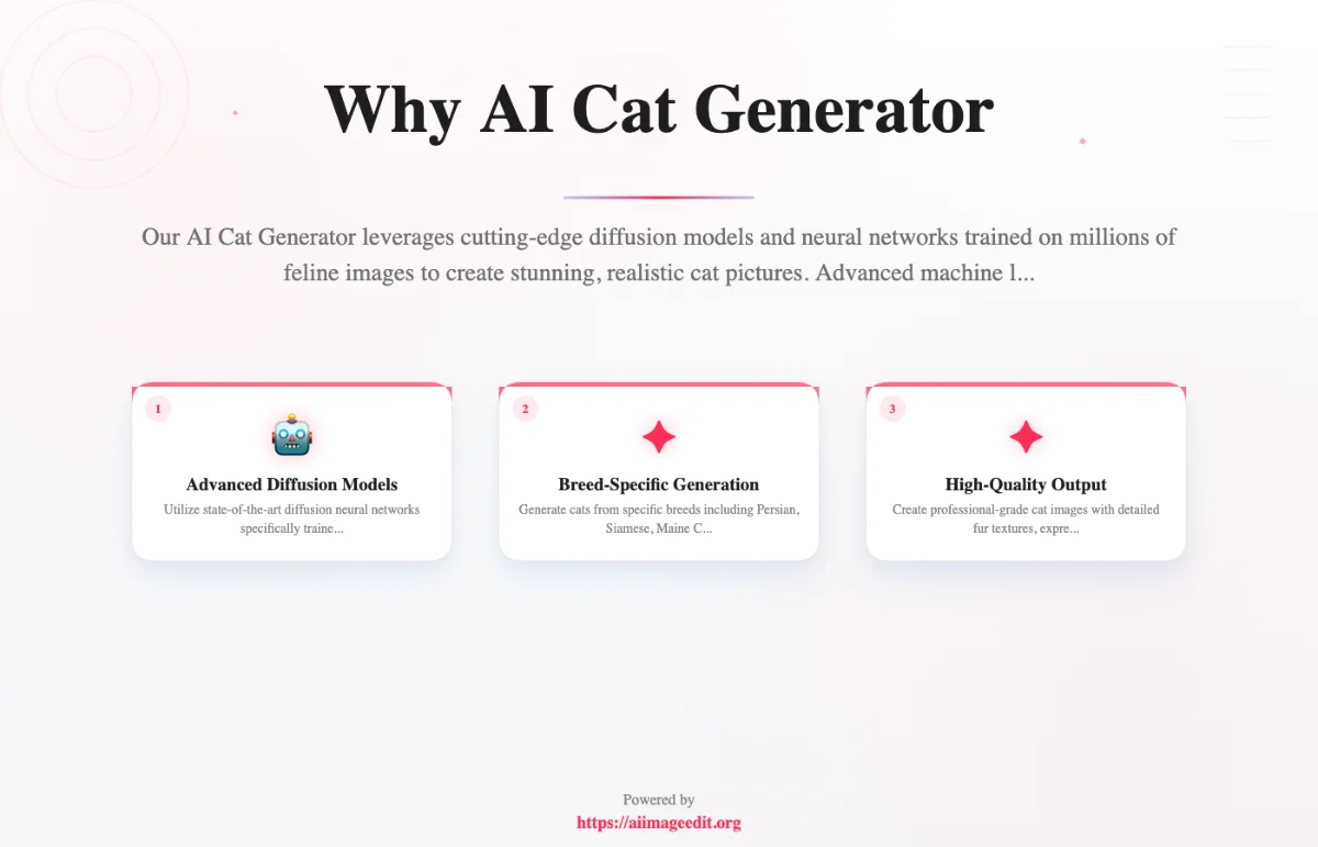 AI Cat Generator - Create Cute Cat Images with AI | Free AI Cat Creator